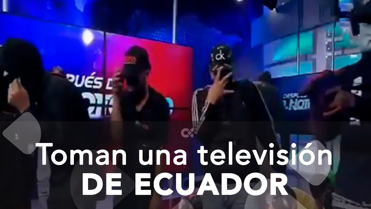 Encapuchados Armados Toman Las Instalaciones De Una Televisión De