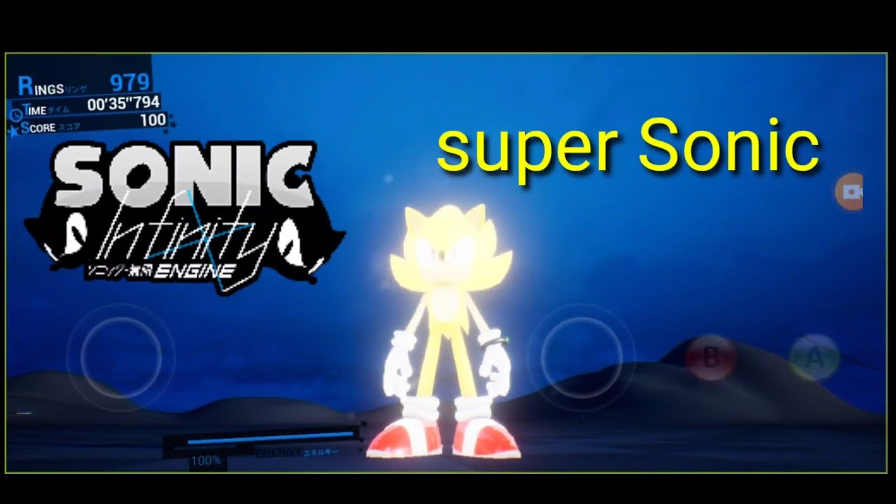 Sonic infinity engine android game keyboard super Sonic - YouTube