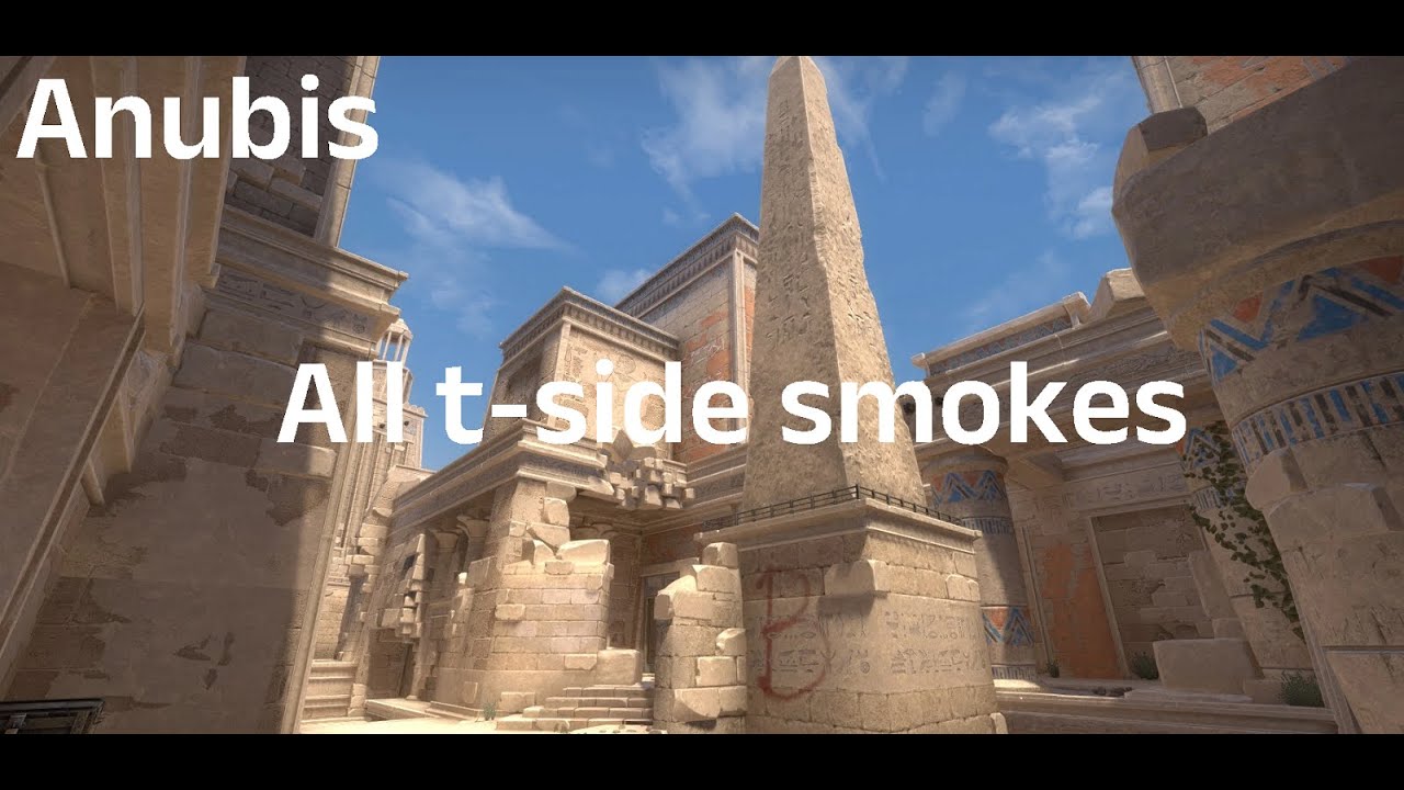Anubis | All T-Side SMOKES | CS:GO Active Duty Utility - YouTube