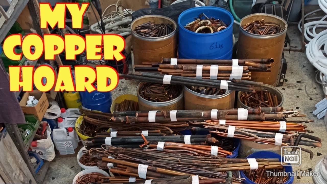 Preparing to Sell my Biggest Copper Hoard...Any Guesses?... - YouTube