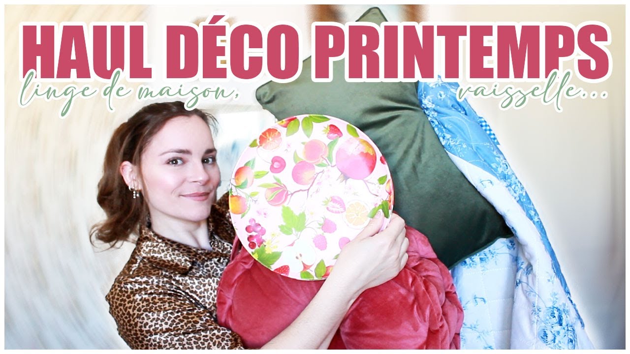HAUL DÉCO (LINGE, VAISSELLE...) PRINTEMPS : SECONDE MAIN, ACTION et B&M ...
