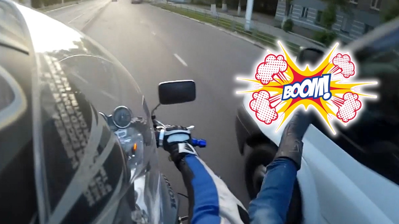 Angry bikers smashing mirrors | Motorcycle road rage compilation ...