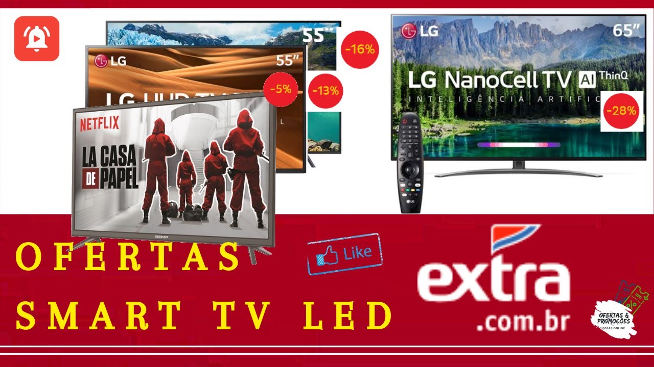 ACHADOS OFERTAS SMART TV \ EXTRA \ PROMOÇÃO EM LOJA ONLINE - YouTube