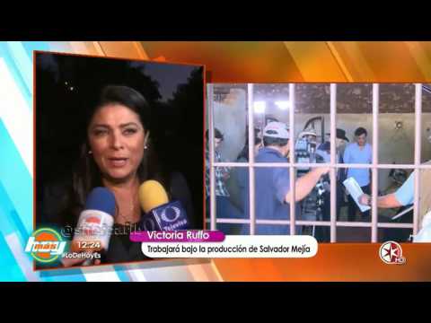 [VIDEO] Victoria Ruffo feliz en regresar y volver a trabajar con Cesar Evora