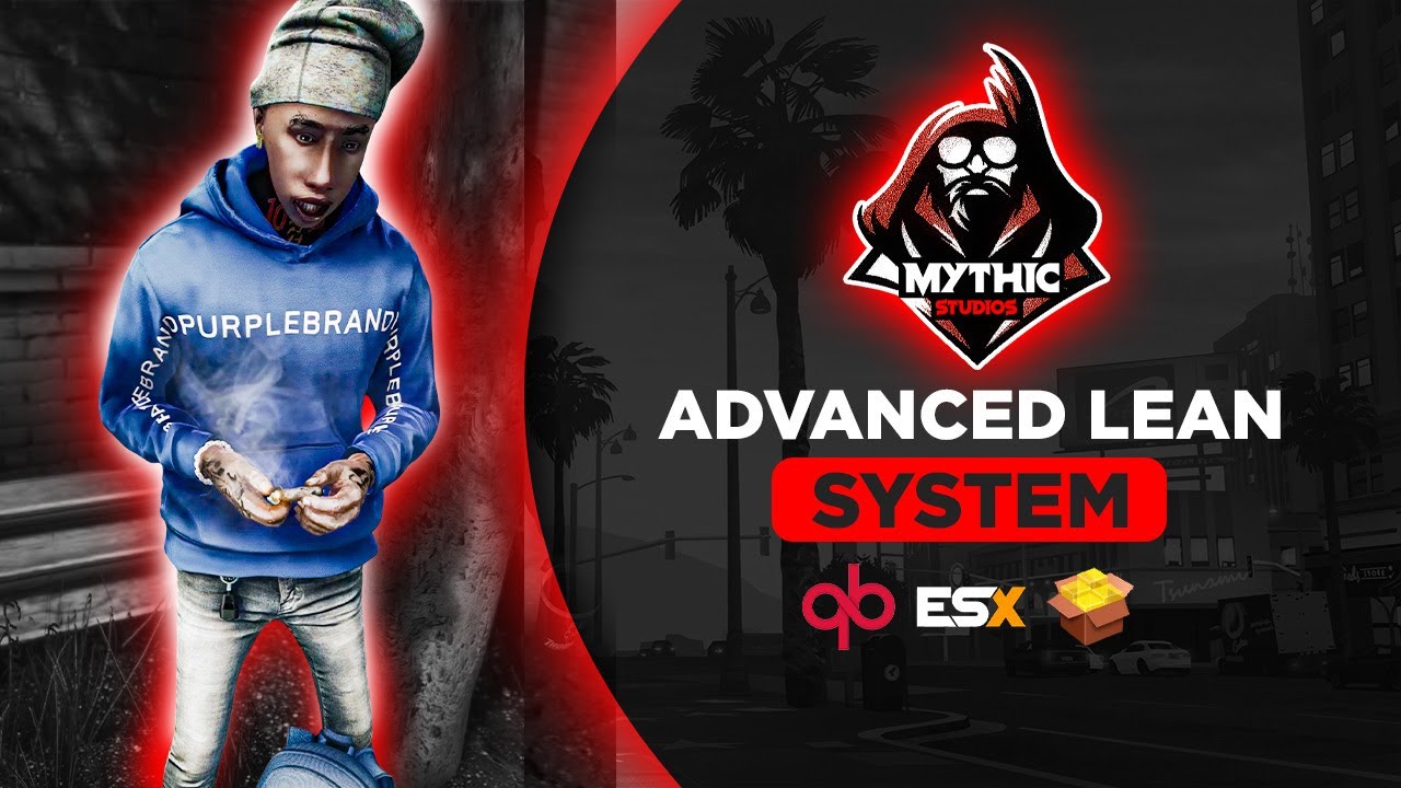 Best Realistic Lean Script 2025 | Mythic Studios | ESX & QB Core ...