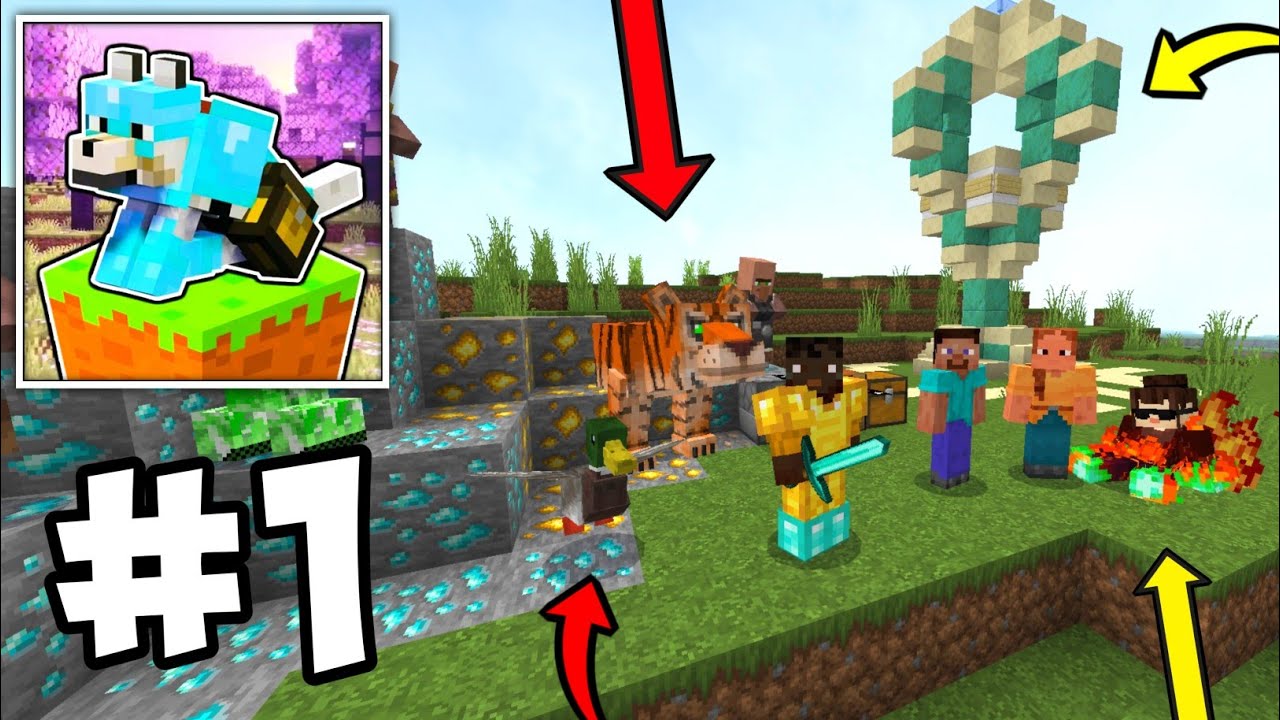 MasterCraft New Multiplayer Survival Walkthrough Gameplay Part 1 In ...