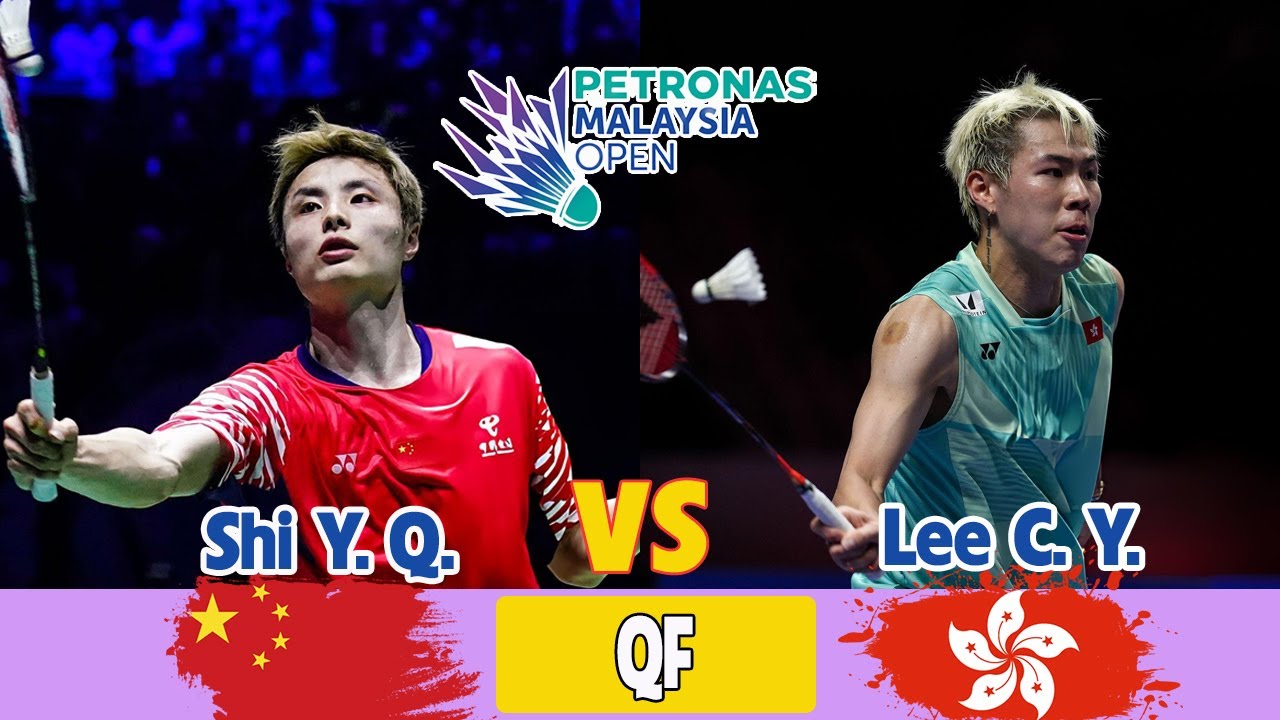 Shi Yu Qi (CHN) vs Lee Cheuk Yiu (HKG) QF MS-PETRONAS Malaysia Open ...
