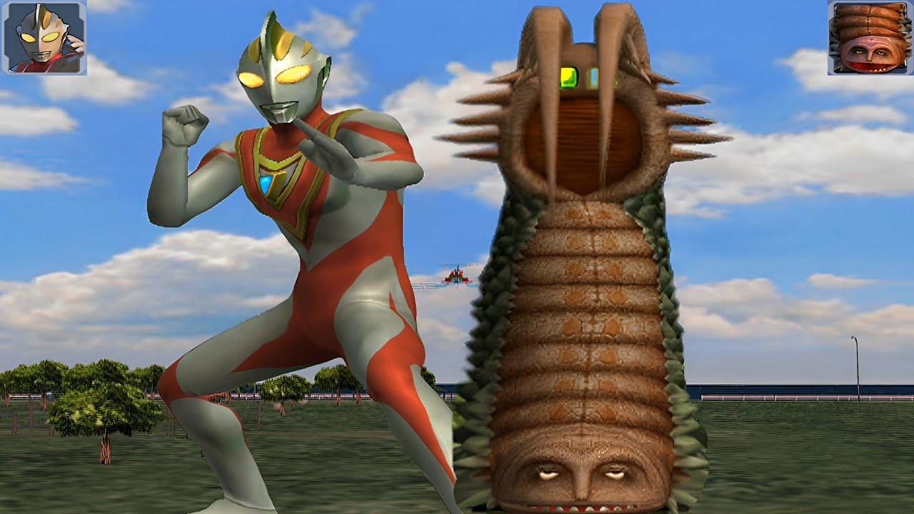 UFE3：Ultraman Gaia VS Two-tailed monster - YouTube
