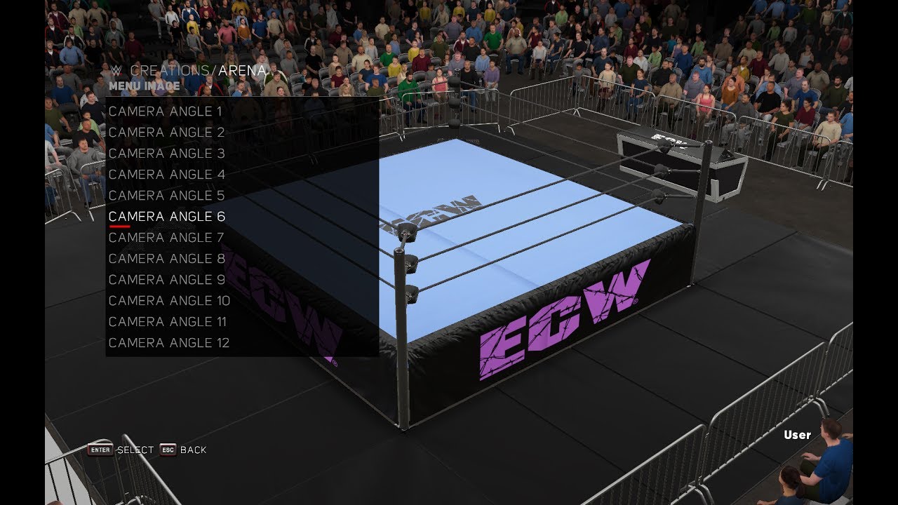 WWE 2K17 | Create An ECW Arena - YouTube