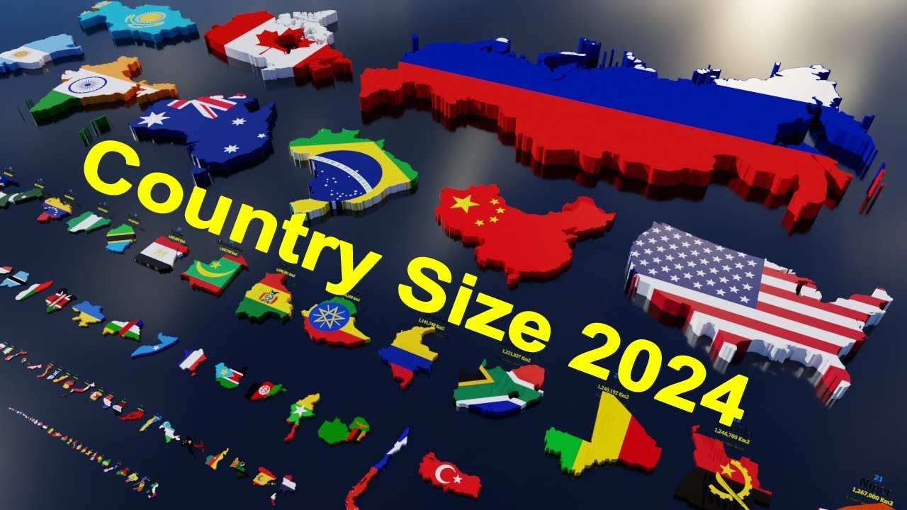 All Country Size Comparison 2024 - YouTube