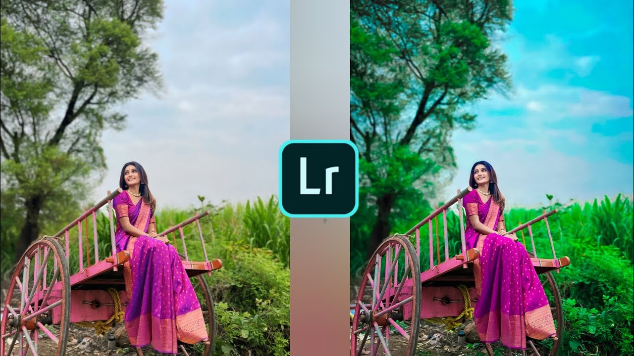 Blue and green tone Lightroom photo editing//nature realistic photo ...