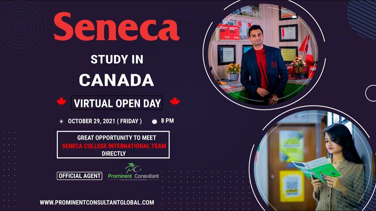 🇨🇦 SENECA College presents Study in CANADA - VIRTUAL OPEN DAY , October ...