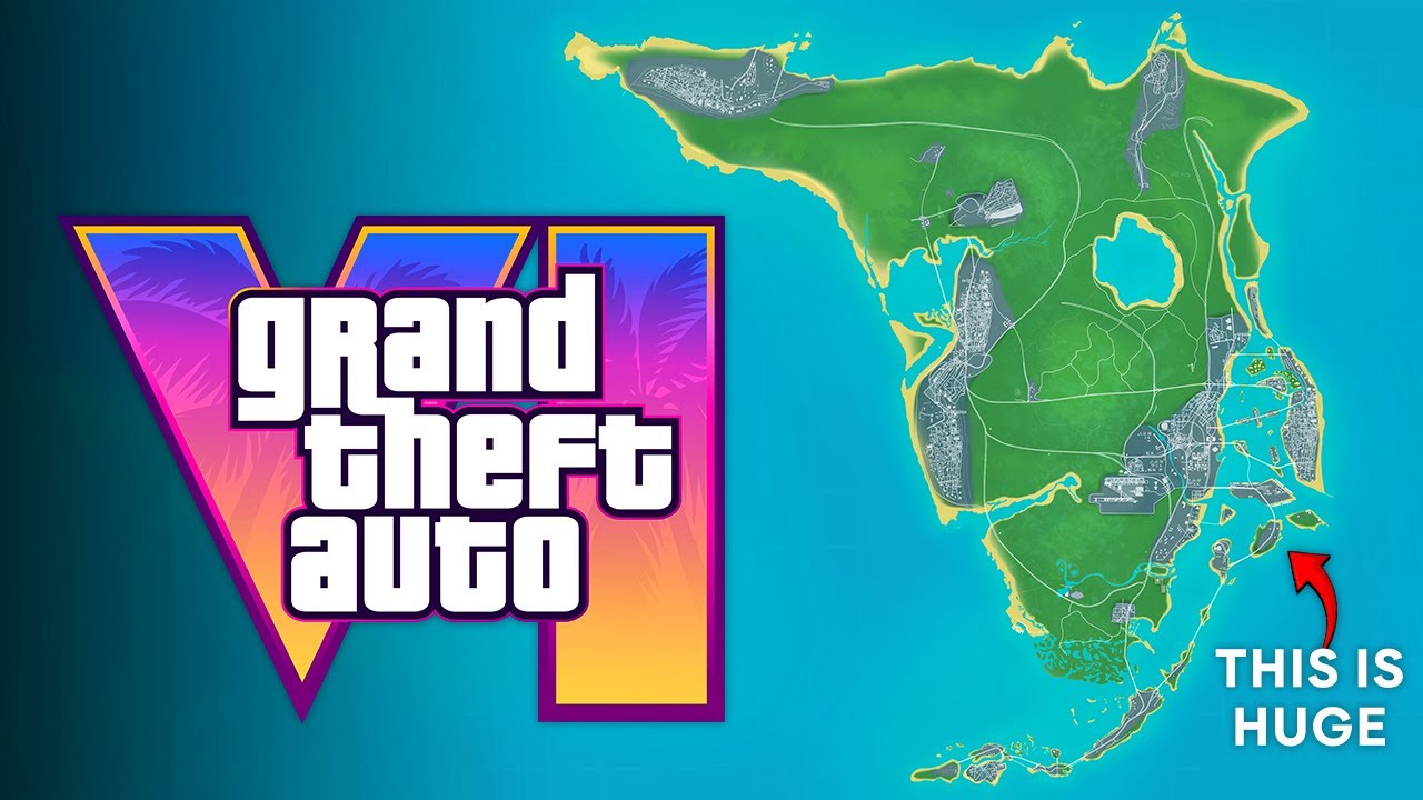 The GTA 6 Map got a NEW Update and it looks HUGE! - YouTube