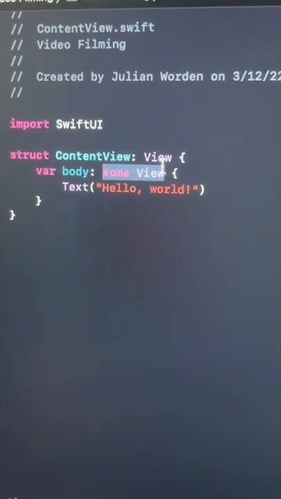 What Does var body: some View Mean? - YouTube