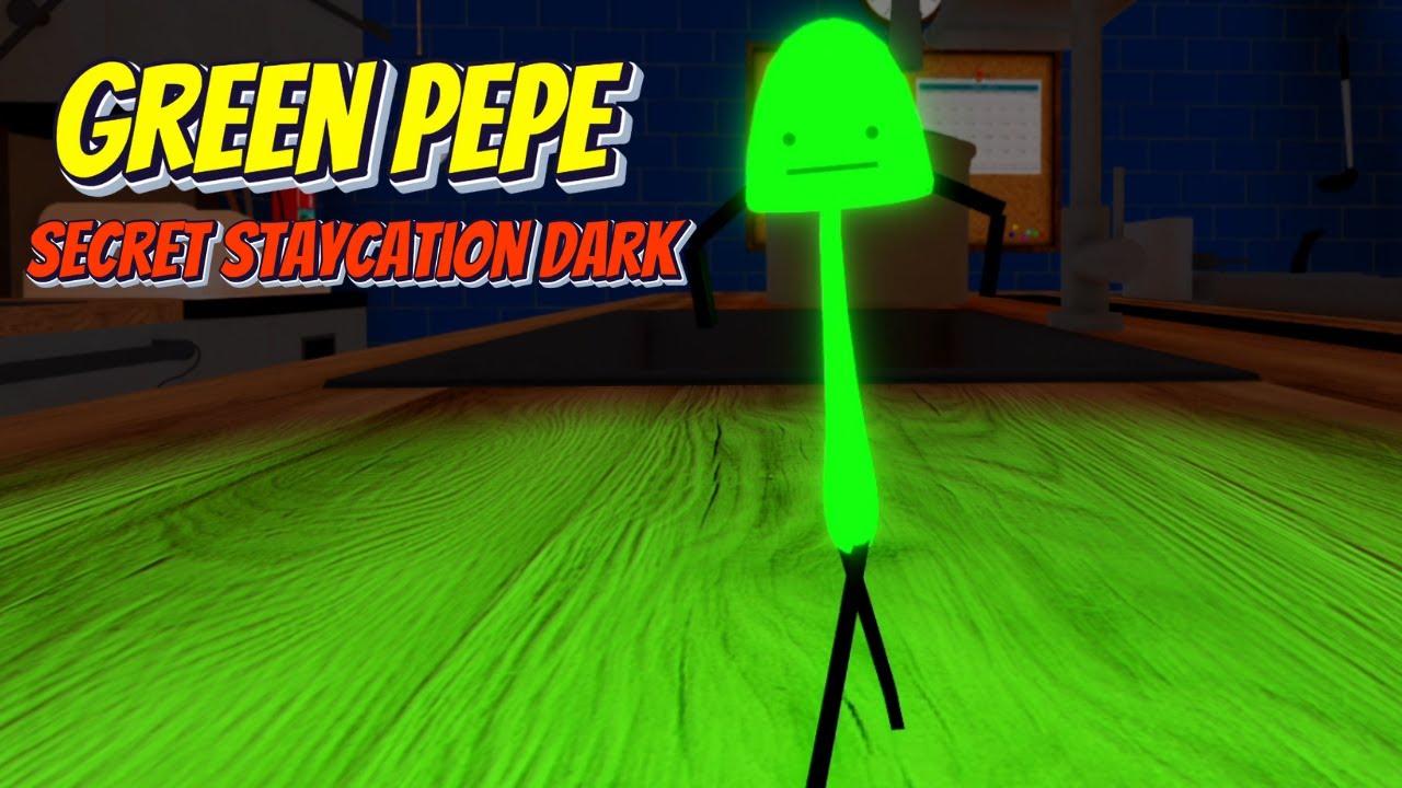 How To Get Green Pepe In Secret Staycation Dark On Roblox New Update ...