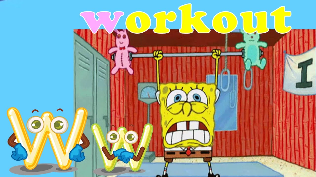 Spongebob Workout Phonics Song | Kidzstation - YouTube