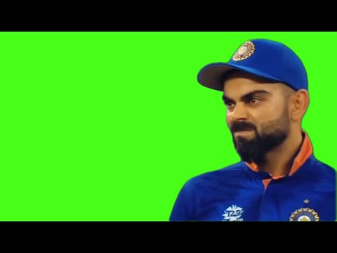 Virat Kohli Sad  - Green Screen