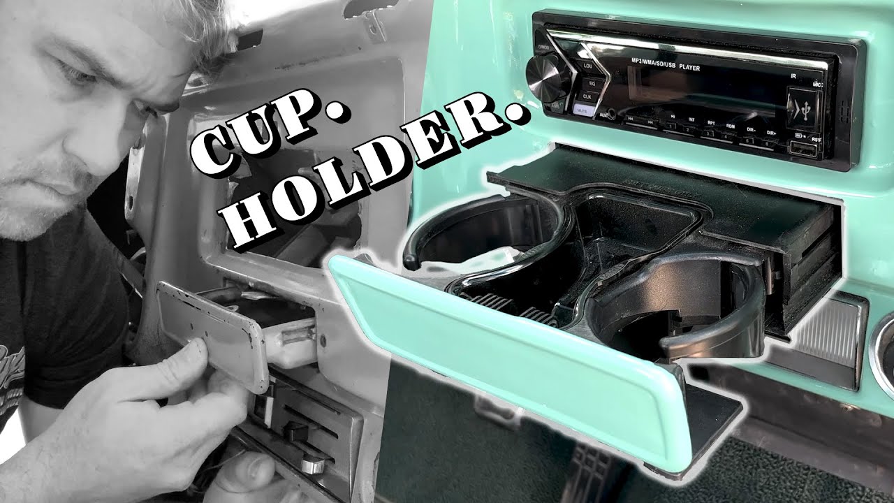 CUSTOM Cup Holder | Chevy C10 - YouTube