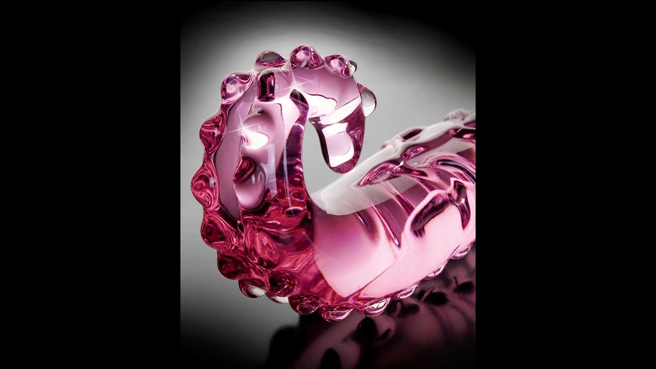 Icicles No. 24 Hand Blown Glass Massager - Pink - YouTube