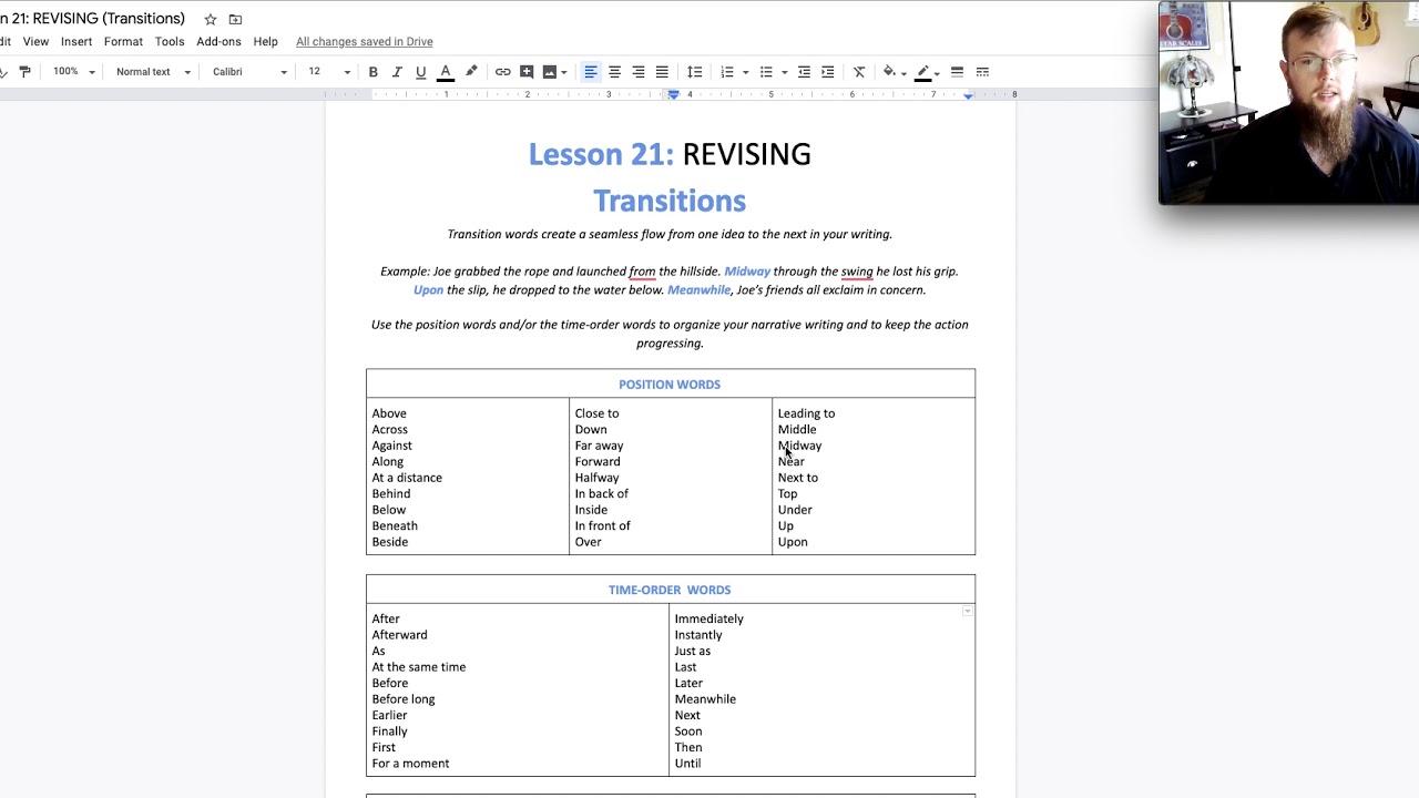 Instruction: Lesson 21 - YouTube