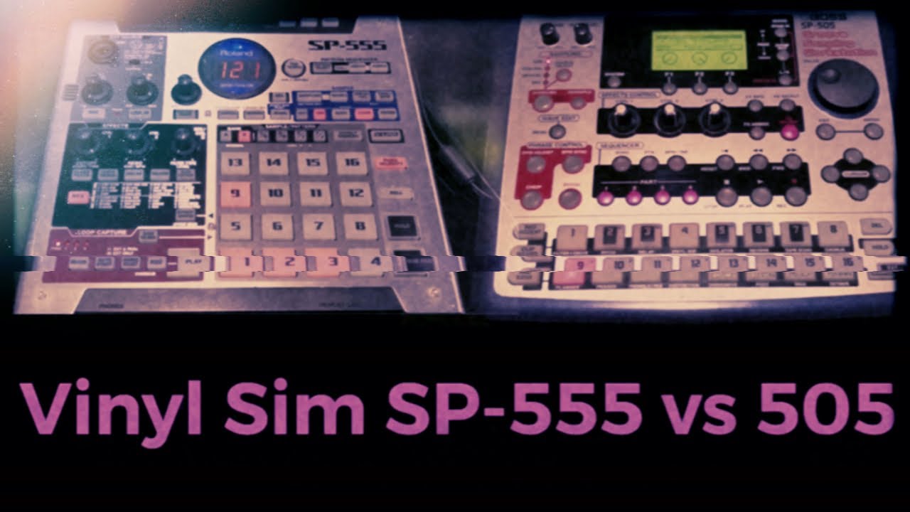 Vinyl Sim SP-555 vs 505 Plus Bonus!!! - YouTube