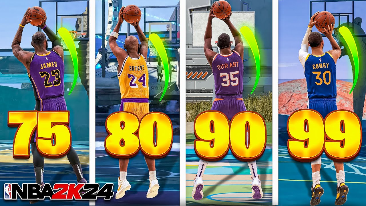The BEST JUMPSHOTS for EVERY 3 POINT RATING and HEIGHT for SEASON 2 on ...