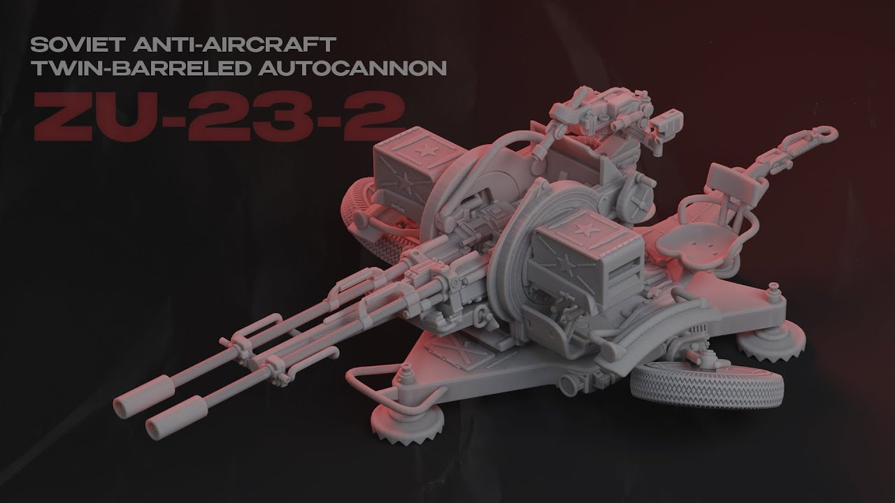 SOVIET ANTI-AIRCRAFT TWIN-BARRELED AUTOCANNON ZU-23-2 (LEGACY EDITION ...