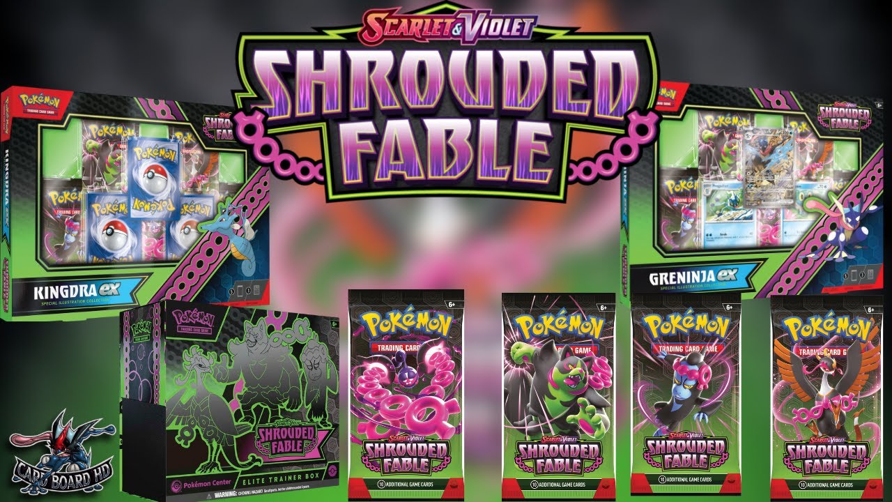 NEW POKEMON SET Shrouded Fable - YouTube