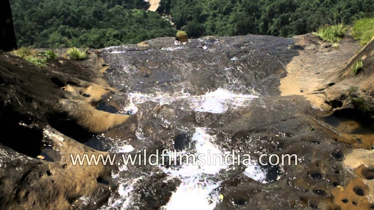 Nohsngithiang Falls, a seven segmented waterfall in Meghalaya - YouTube