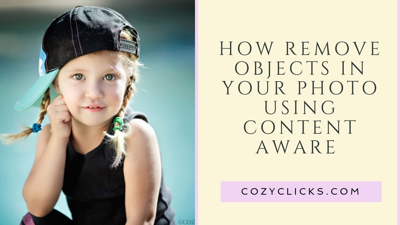 How To Remove Objects from your Photo Using Content Aware Video - YouTube