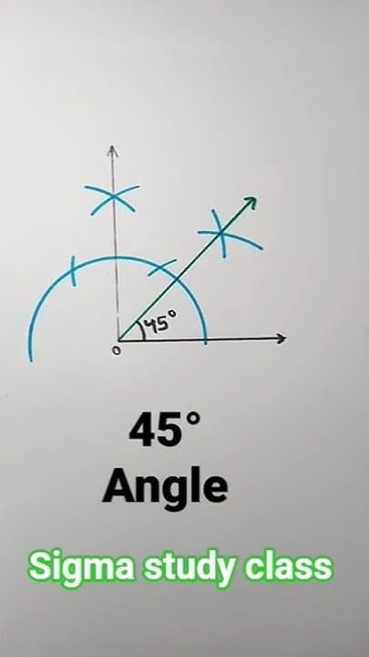 how_to_construct_45_degree_angle_using_compass___45°_angle#trending_ # ...