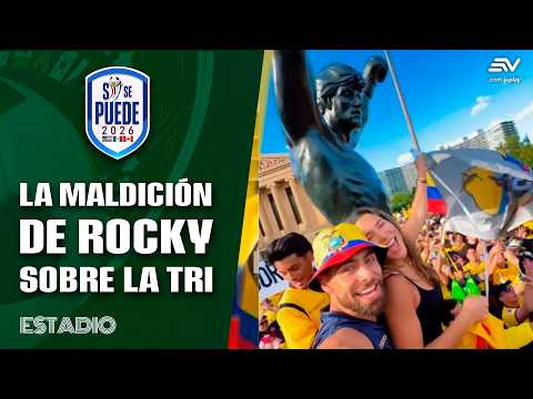 Críticas por colocar la bandera de Ecuador en la estatua de Rocky en Filadelfia | Estadio