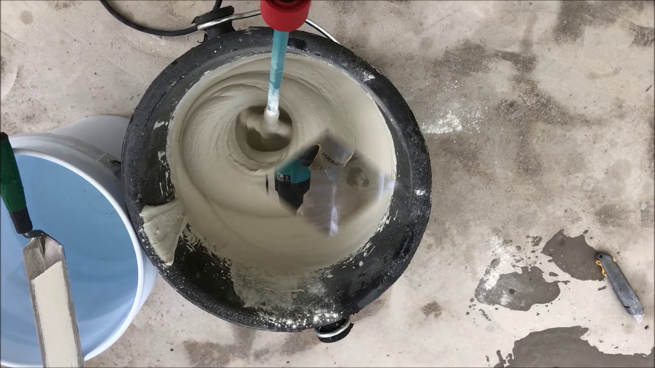 Collomix X01 Thinset Mixer Review - YouTube