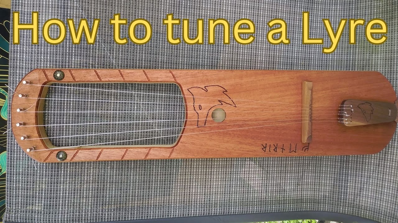 How to tune a Anglo Saxon Lyre - YouTube