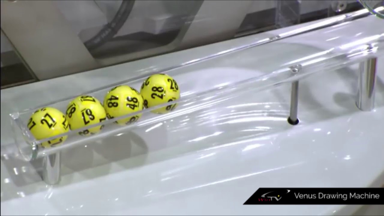 Venus Lottery Drawing Machine for Lotto 4 - YouTube