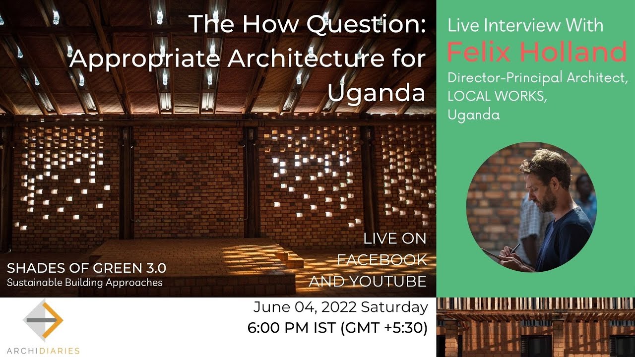 Live Interview with Felix Holland, Director-Principal Architect ...