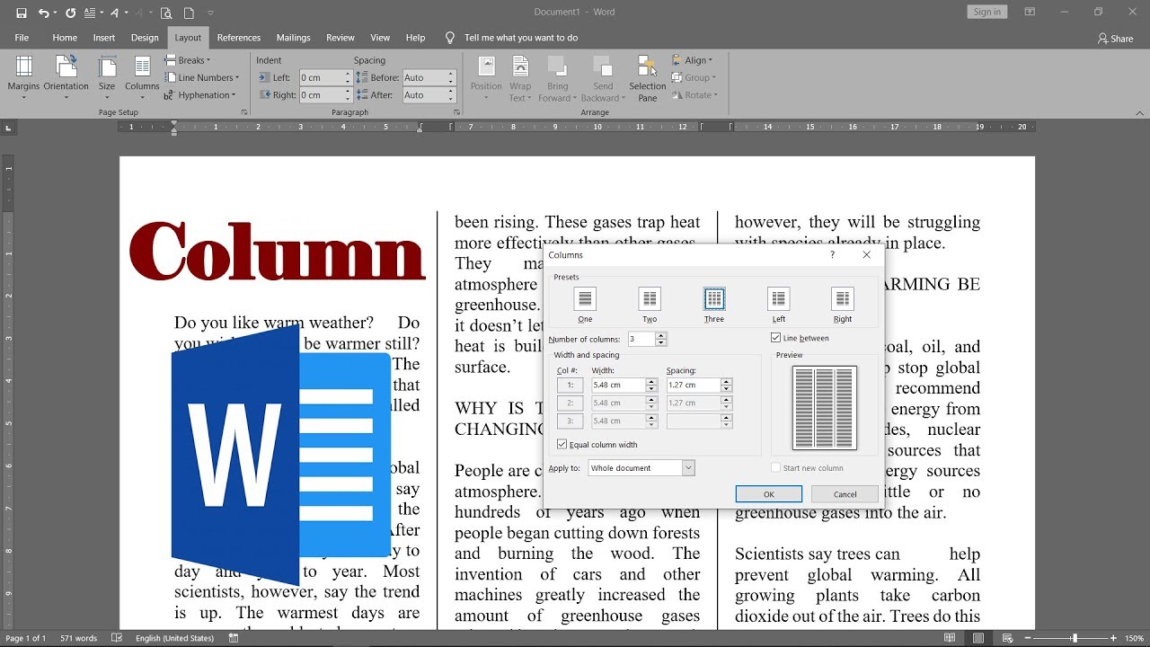 How To Insert Columns In Microsoft Word YouTube How To Insert Columns In Microsoft Word YouTube