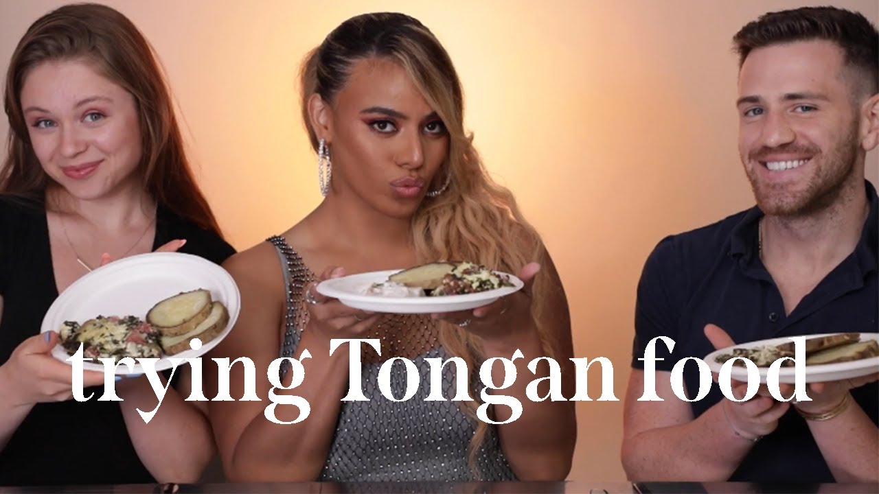 Trying Tongan Foods with Dinah Jane - YouTube
