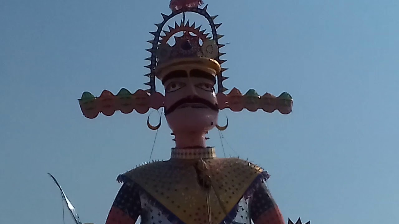 Kota Dussehra Maidan ravan 2018 - YouTube