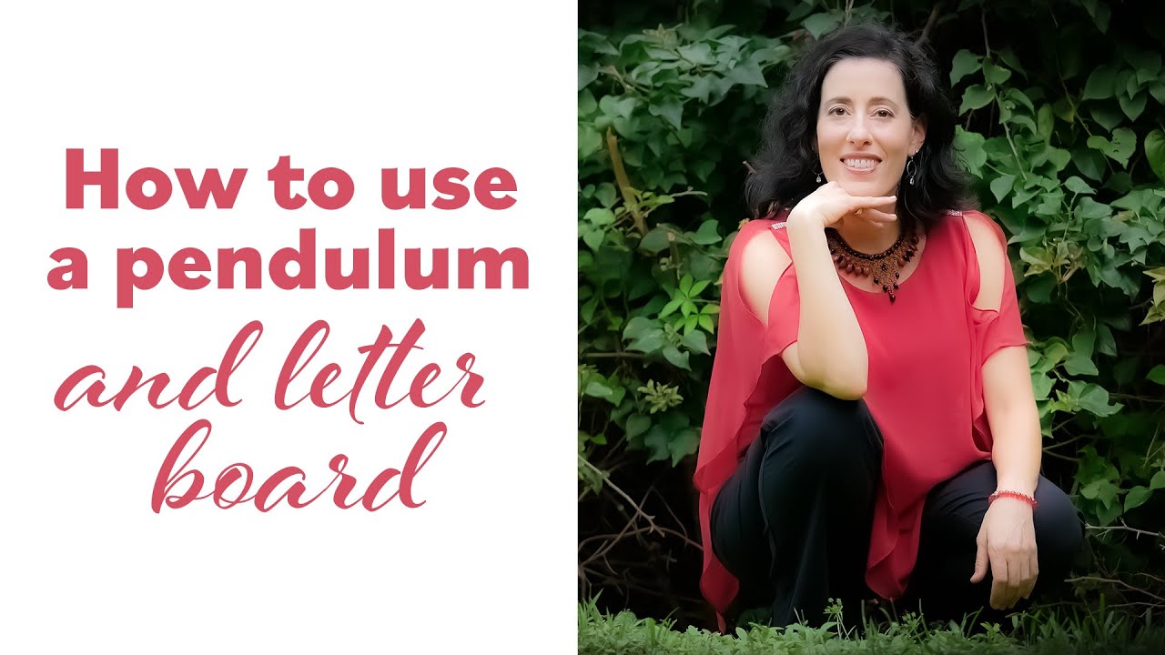 How To Use A Pendulum And Letter Board - YouTube