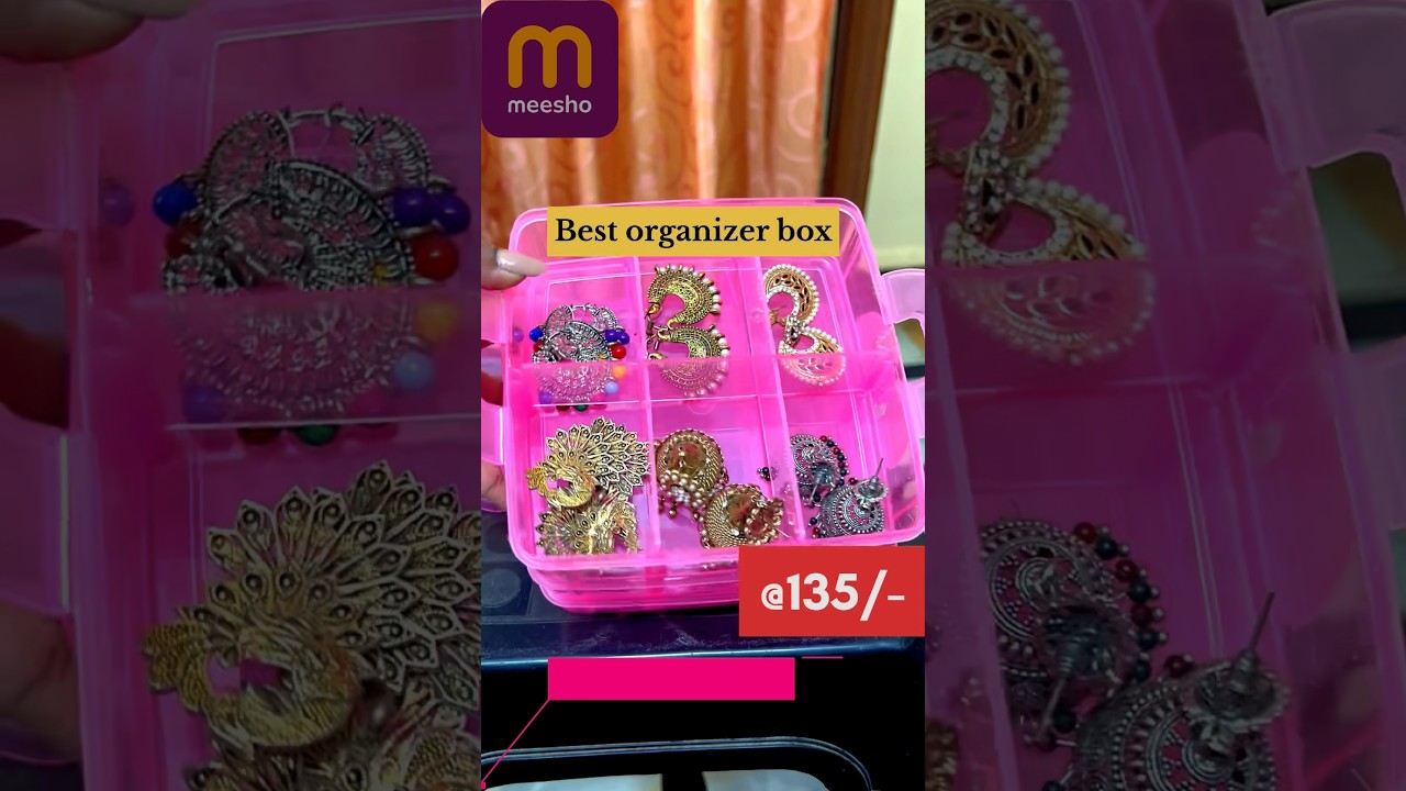 Meesho organizer box affordable price | #meesho #youtubeshorts - YouTube