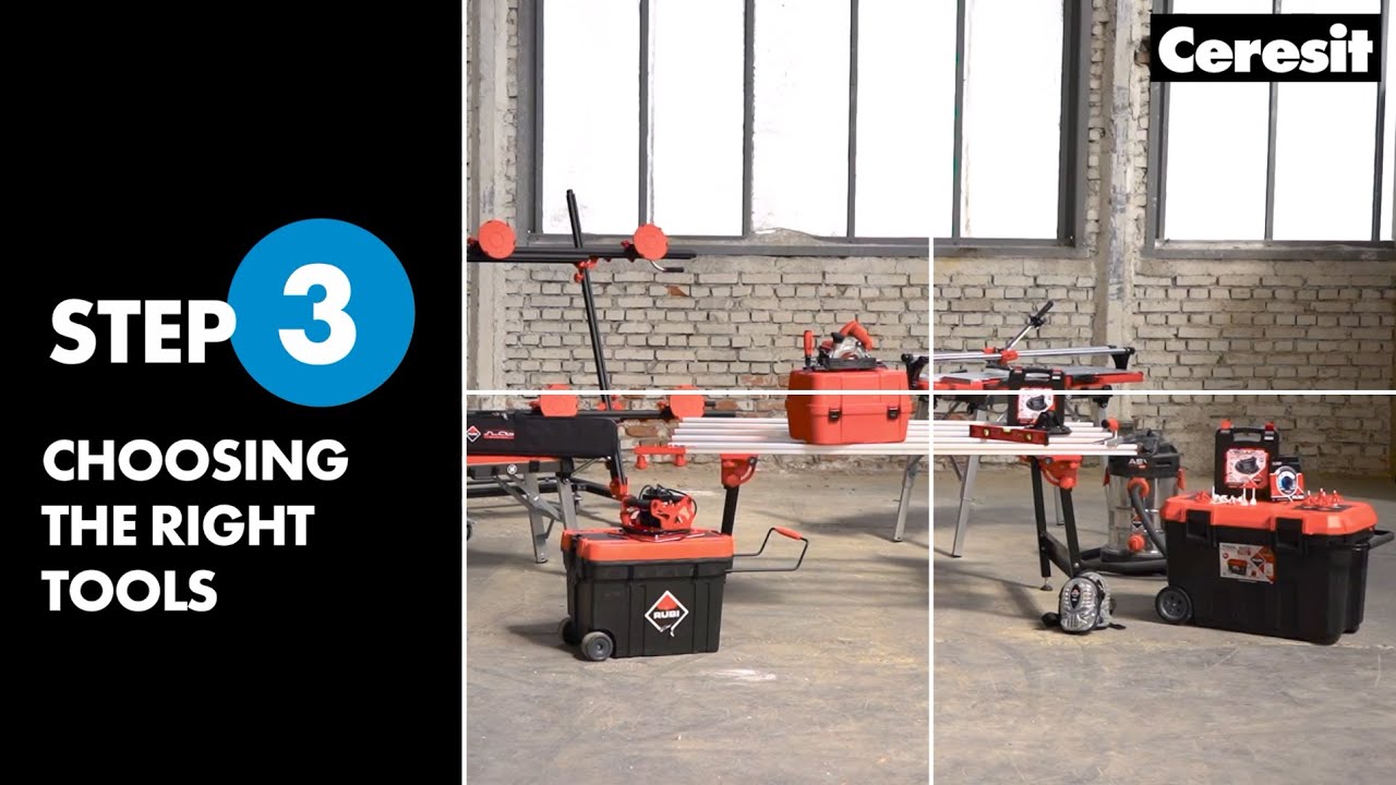 Tools | Large Format Tiles Installation | Step 3 of 8 - YouTube