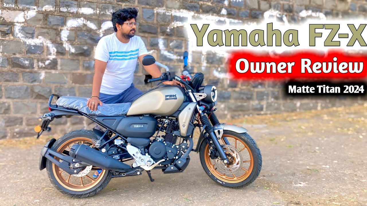 Owner Review - Yamaha FZ-X new model & New Colour 2024 | Matte Titan ...