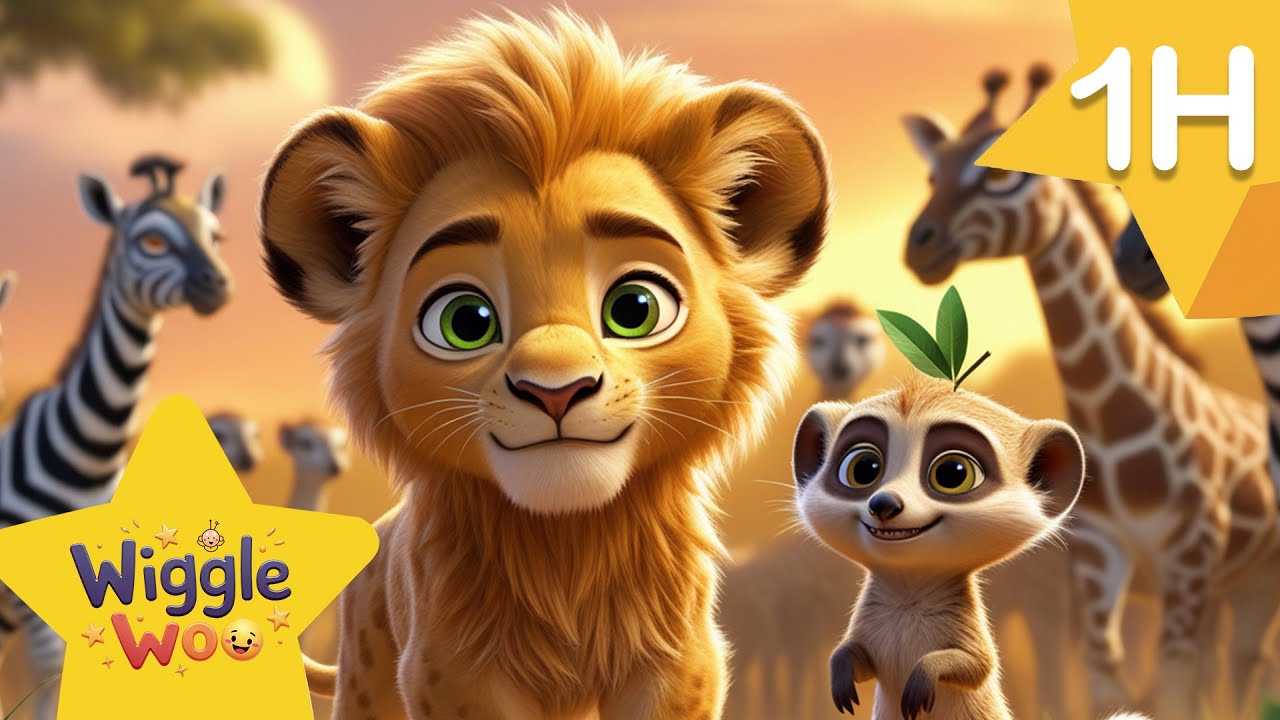 Leo the Lion Cub | Fun Kids' Poem & Adventure | Learning & Rhyming for ...