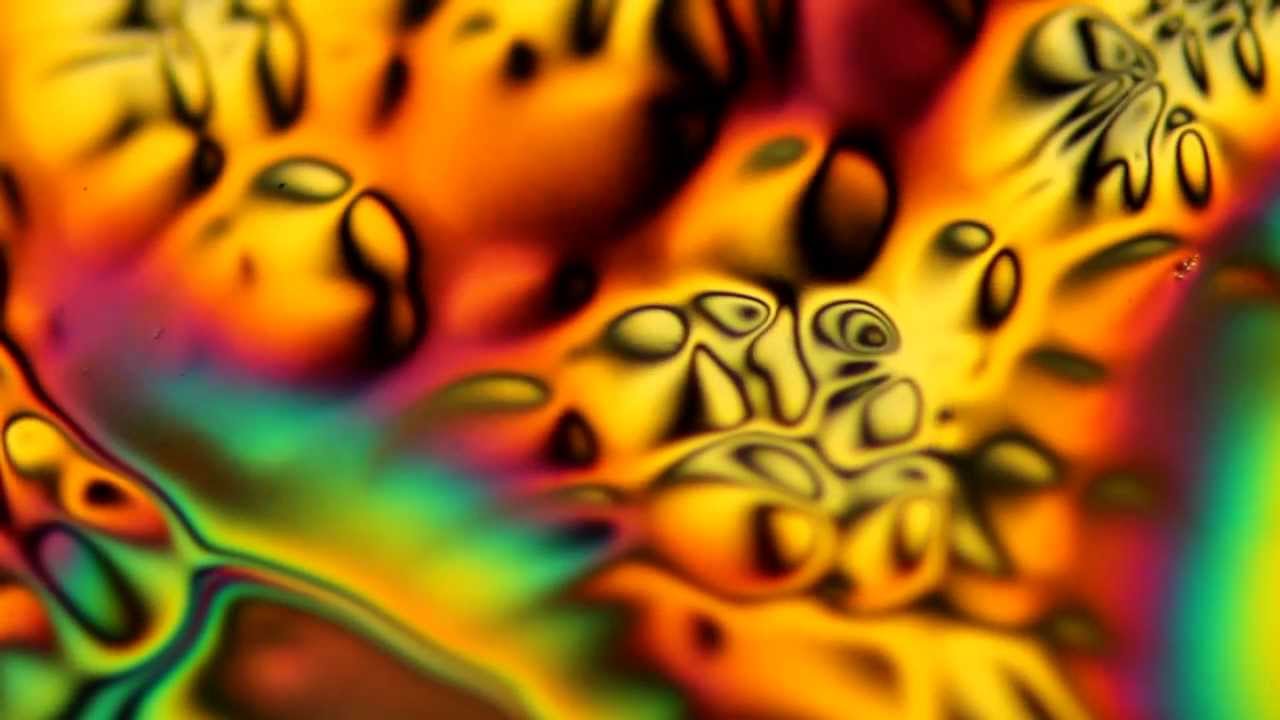 Nematic Liquid Crystal On Glycerin - YouTube