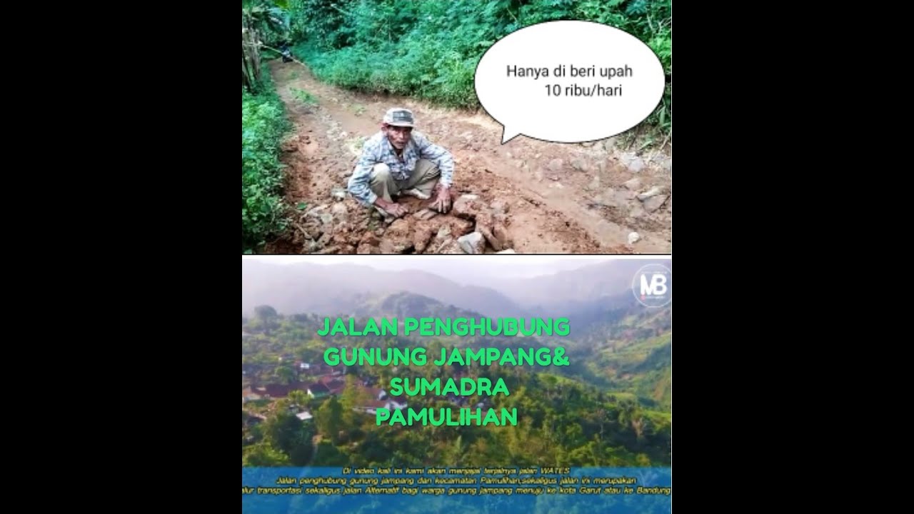 KONDISI TERKINI JALAN WATES||GUNUNG JAMPANG||BUNGBULANG - YouTube