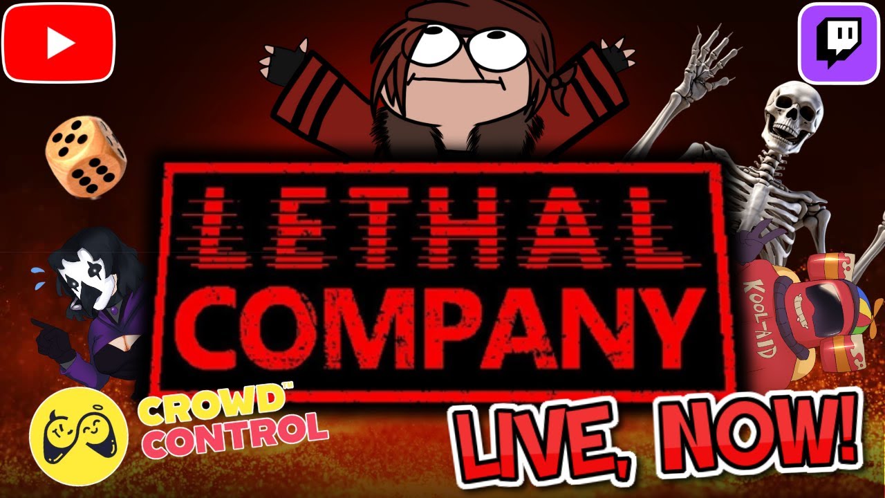 Lethal Laughing Company! | Come chill with us! | Lethal Company w/ Crowd Control - YouTube