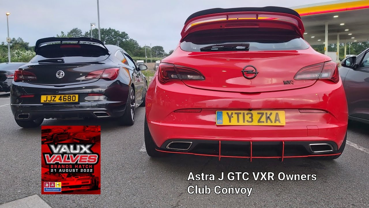 Astra J GTC VXR Convoy Vaux Valves 2022 Brands Hatch - YouTube