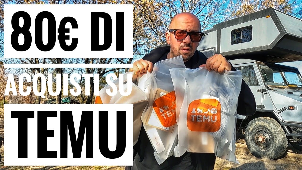 Ho comprato 80 EURO di ACCESSORI per camper su TEMU ed è arrivata un ...