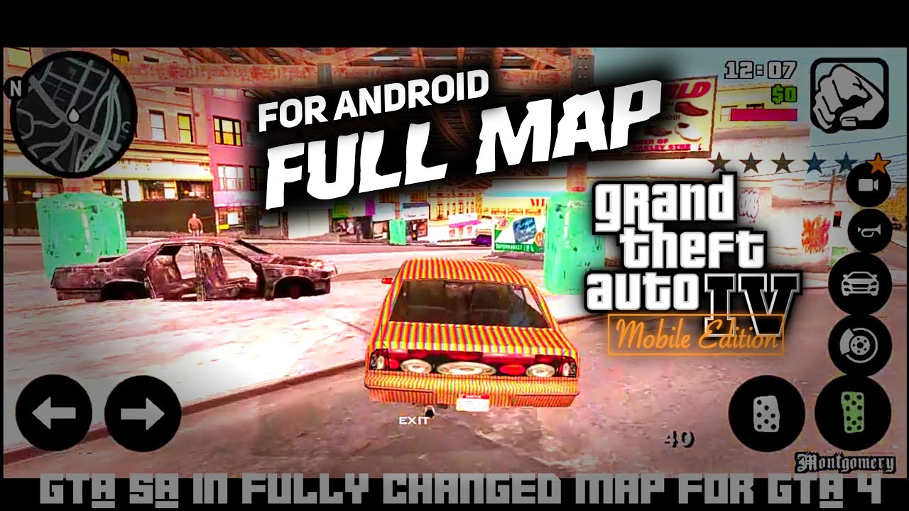 GTA 4 Mobile Version | GTA IV FOR Android WITH FULL MAP GTA 4 REAL ...